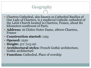 Charters Cathedral | PPTX