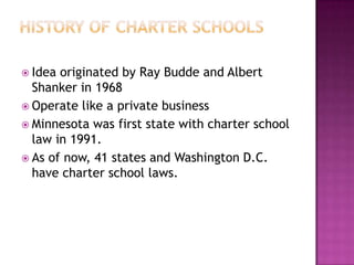 Charter Schools CI405 | PPTX
