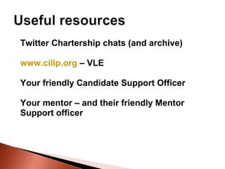 Chartership presentation18 | PPT