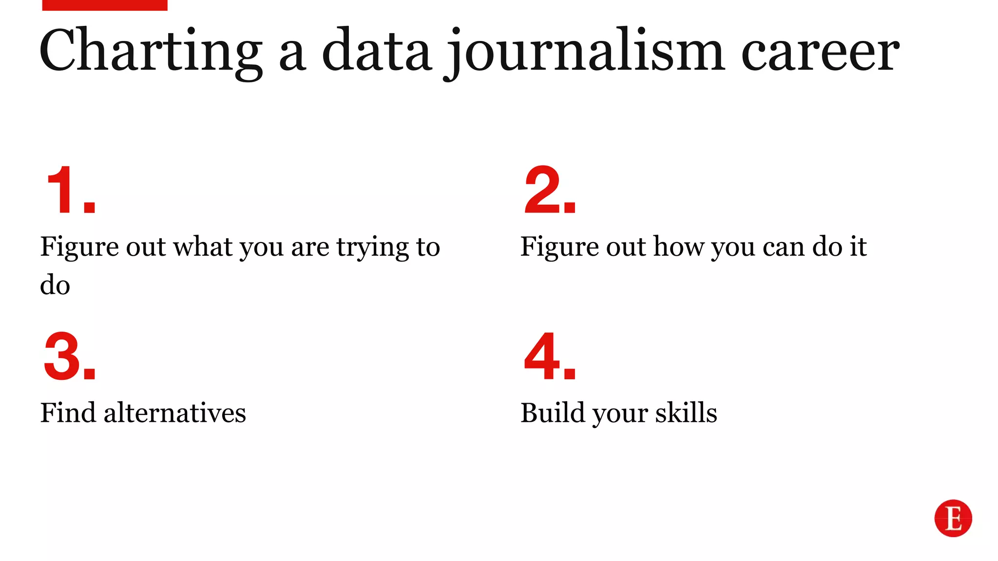 Marie Segger: Charting a career in data journalism | PPT