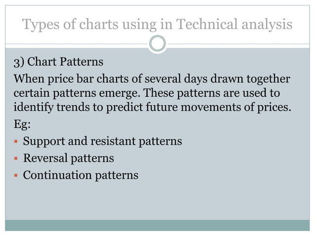 Charting and technical analysis | PPT