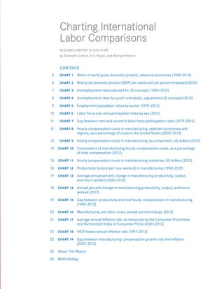 2014 Charting international labor comparisons | PDF