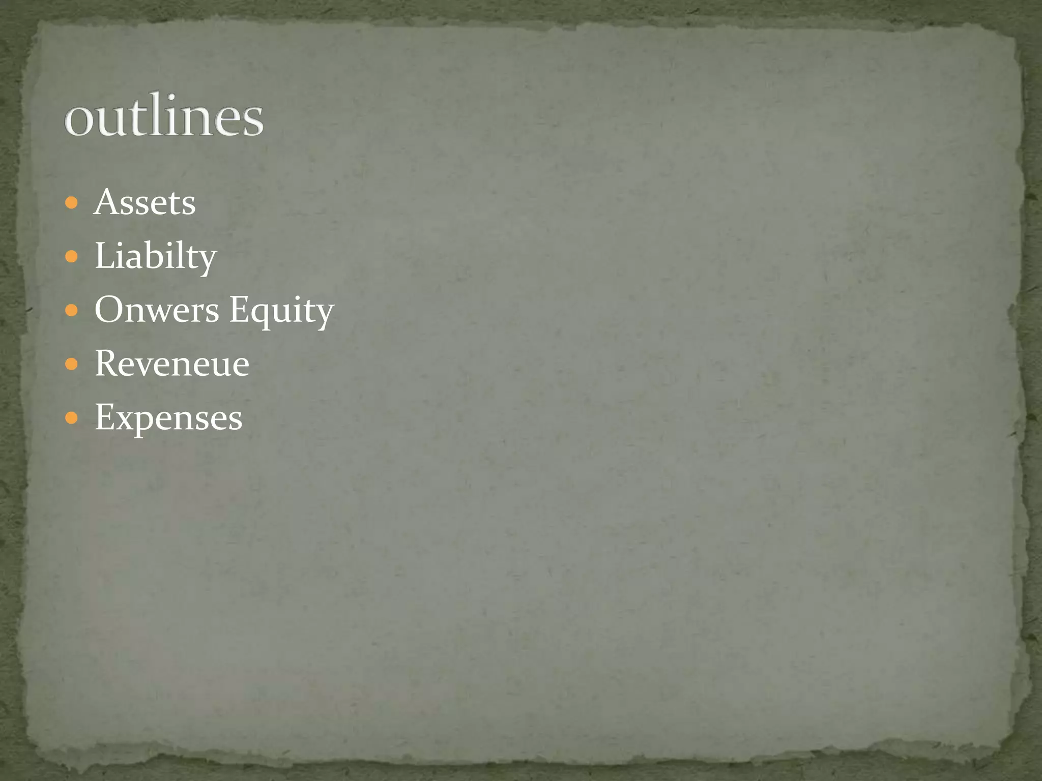 Chart of Accounts | PPTX
