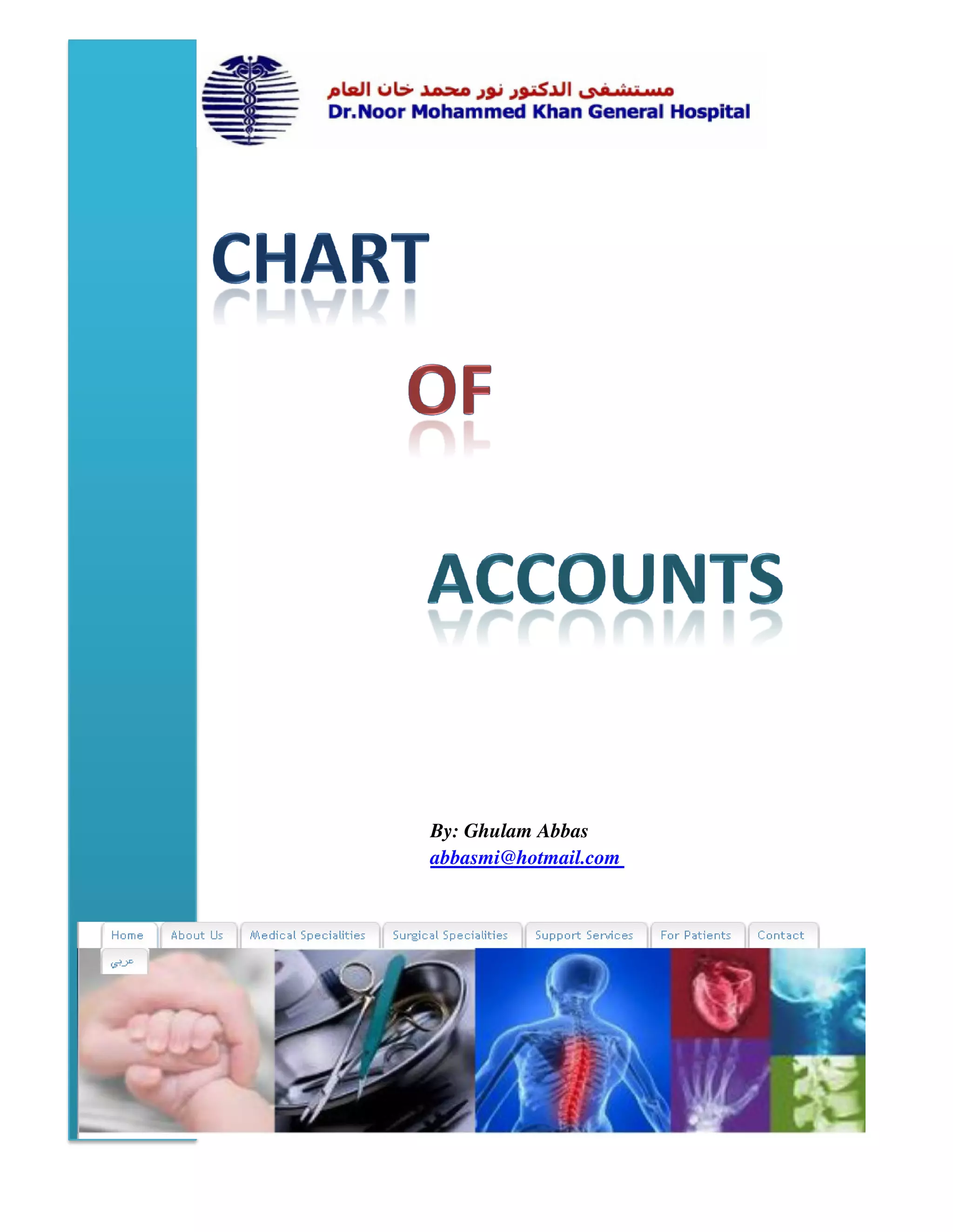 Hospital Chart of accounts, Healthcare Chart of Accounts | PDF