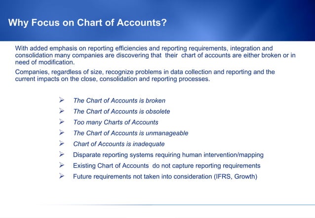 Chart Of Accounts Considerations | PDF