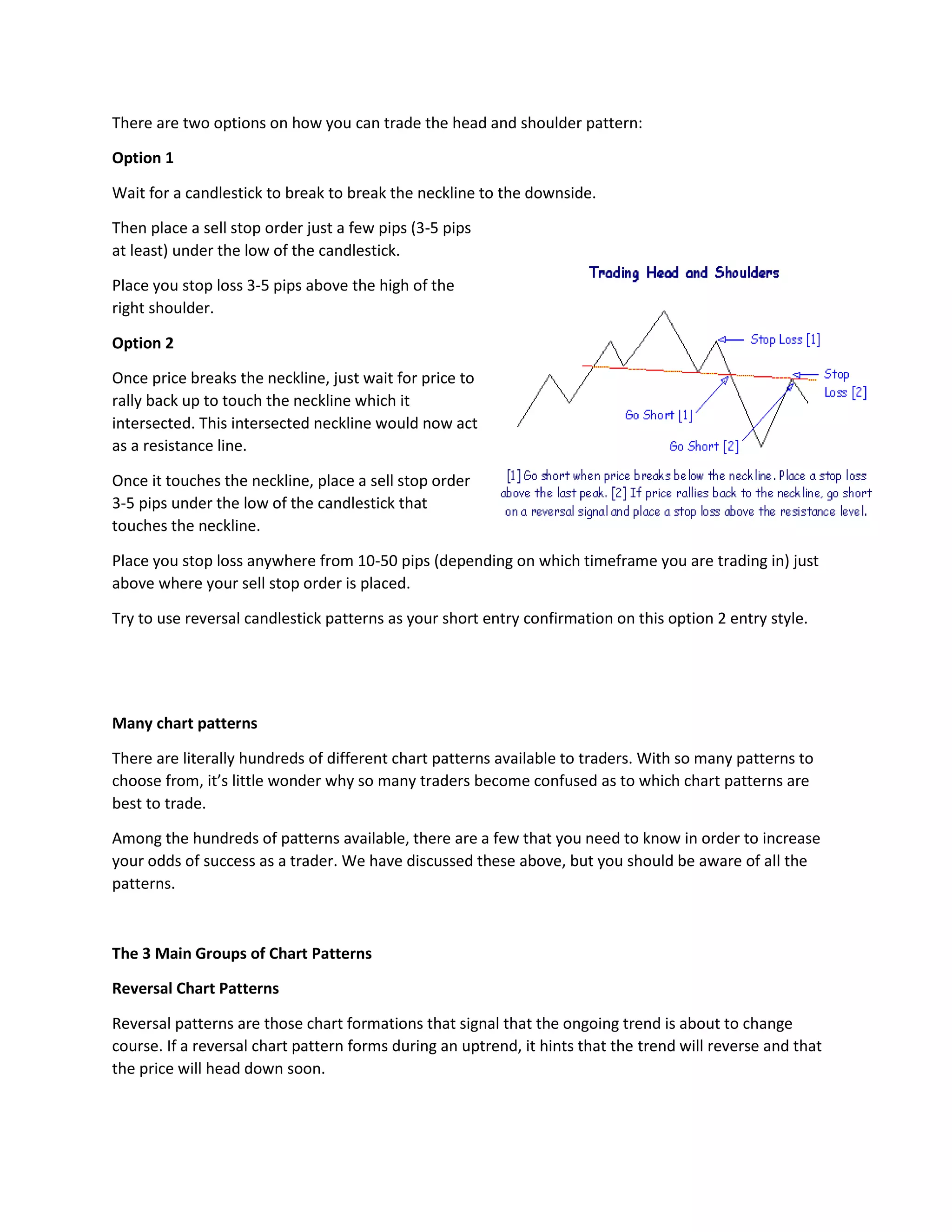 Chart patterns final handout | PDF
