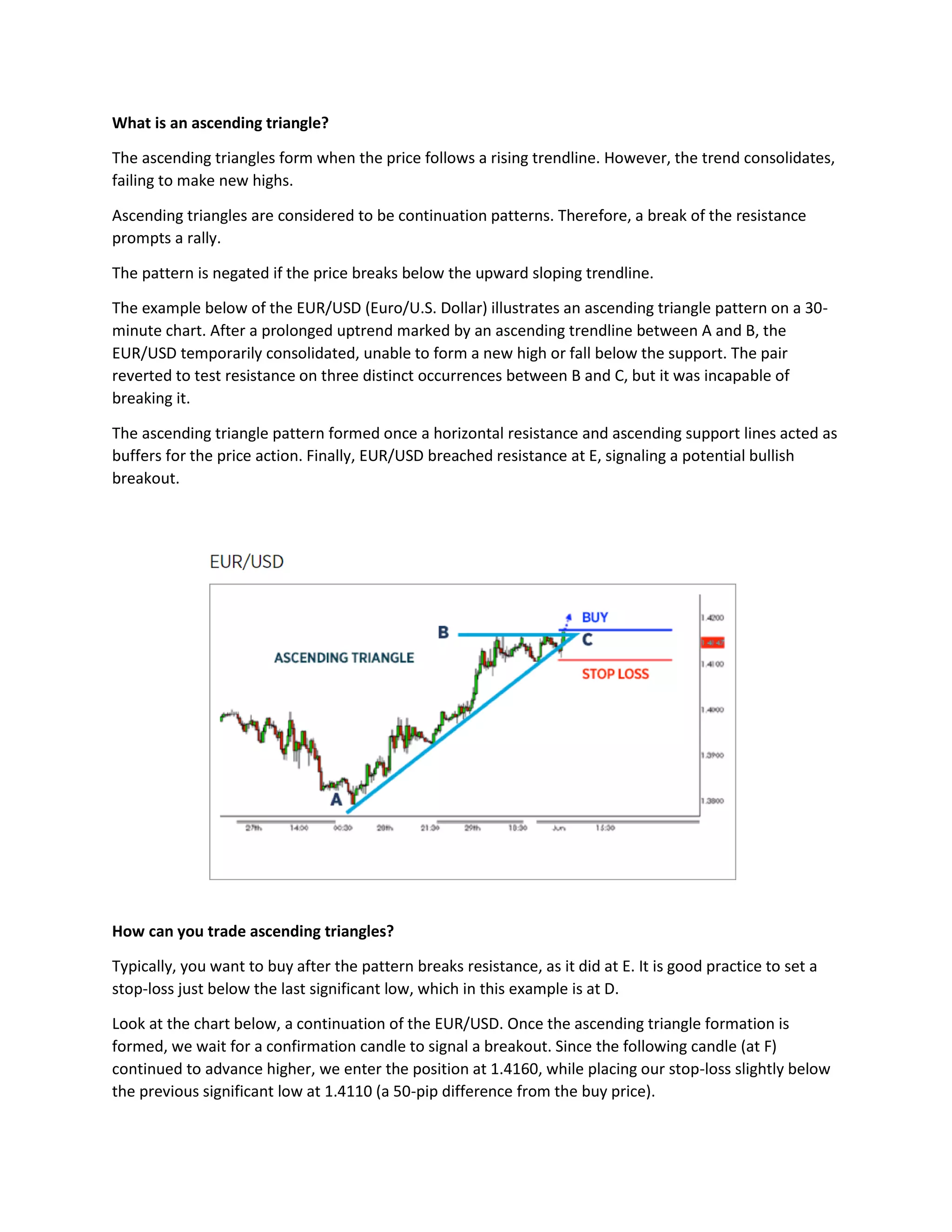 Chart patterns final handout | PDF