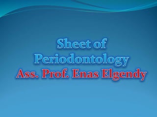 Periodontal Chart presentation | PPT