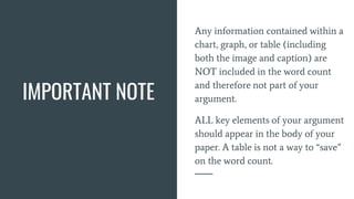 Charts and Graphs in the Academic Paper | PPTX