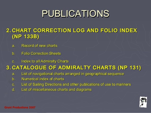 Charts and publications lrg