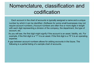 Charts of accounts | PPT