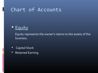 Charts Of Accounts - Accounting | PPT