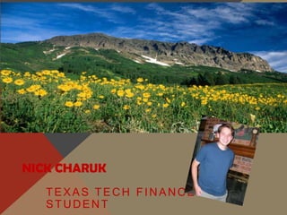 Charuk nick visual resume | PPT