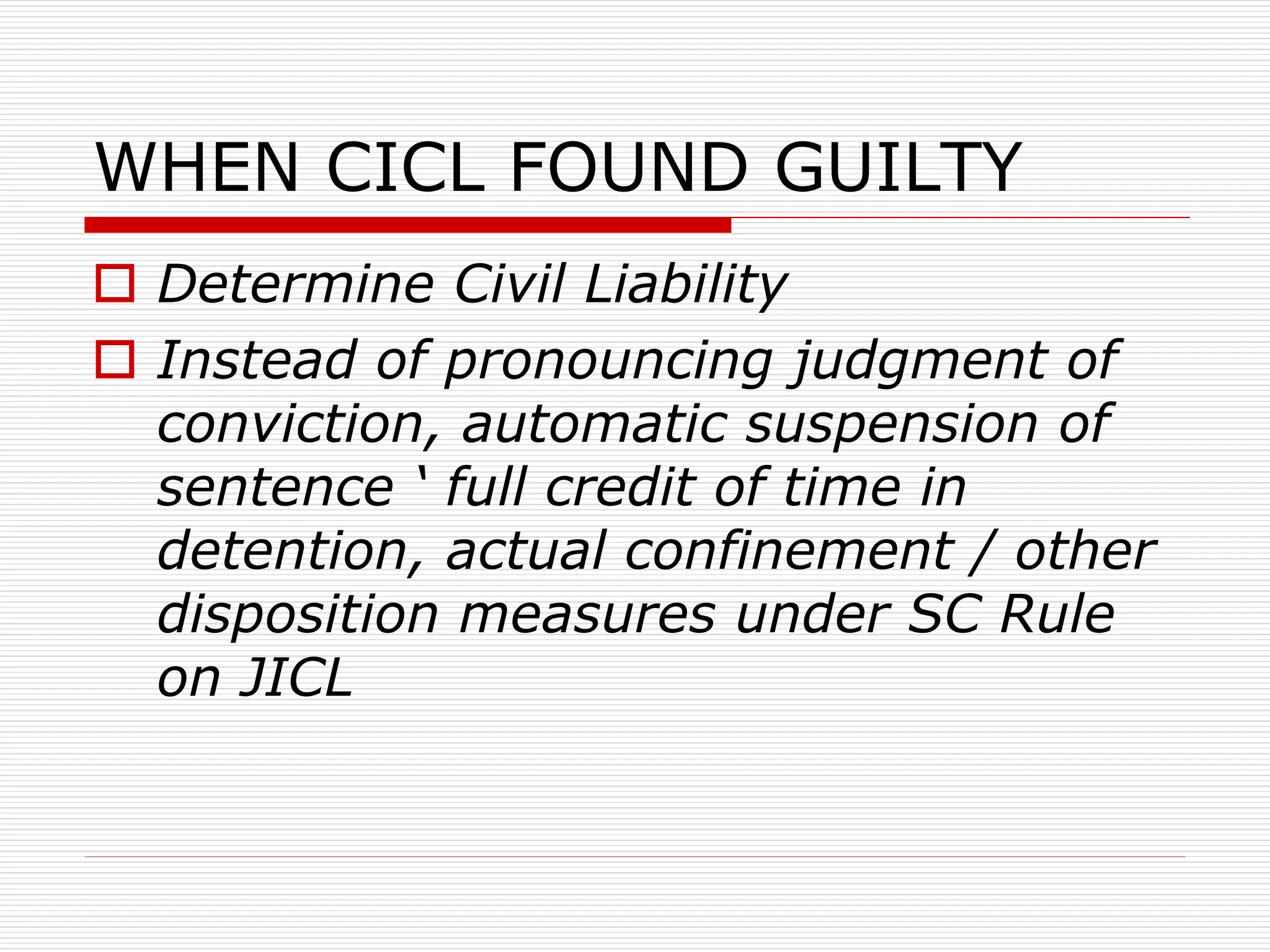 Child In Conflict in the Law RA9344 BSCR | PDF