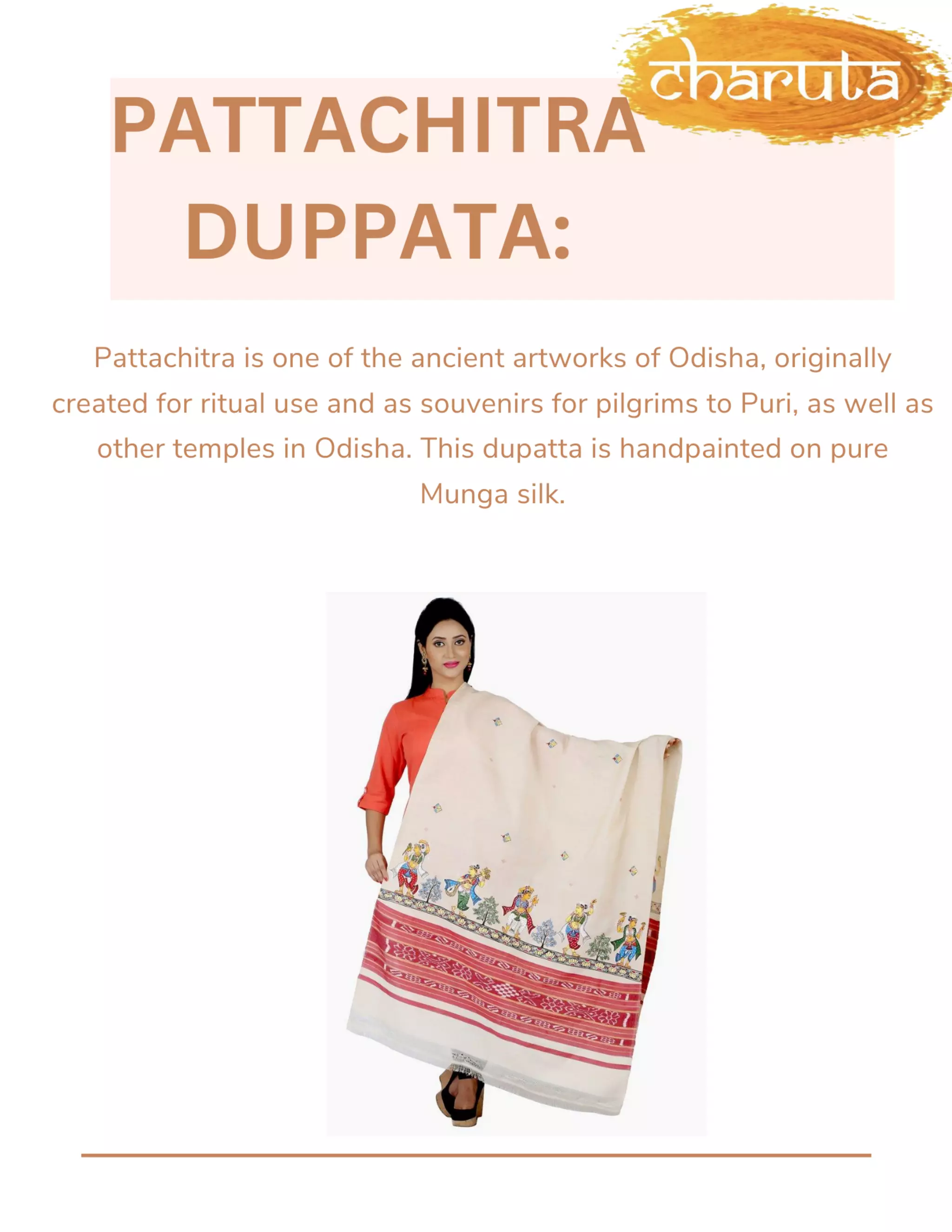 Charuta pattachitra saree and dupatta | PDF