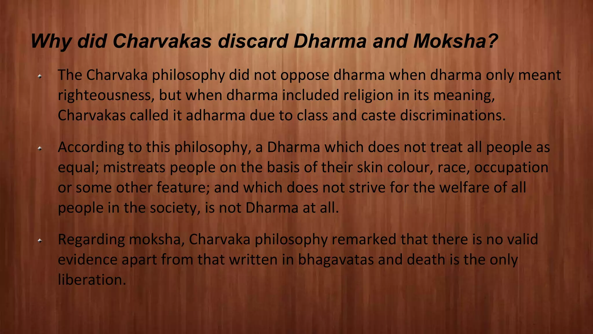 Charvaka phiosopy | PPTX