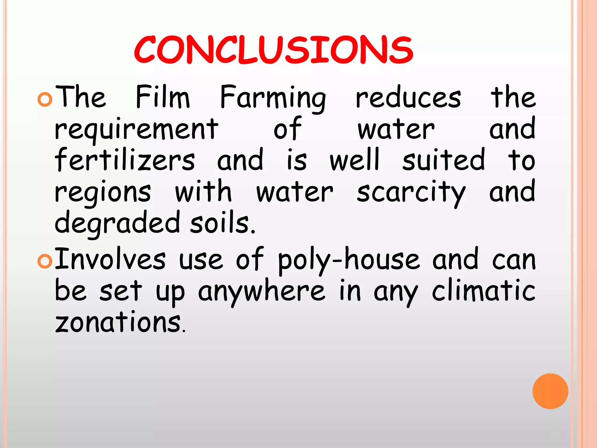 Film farming by Ojasvini Ahluwalia | PPTX