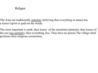 Chase ainu tribe | PDF