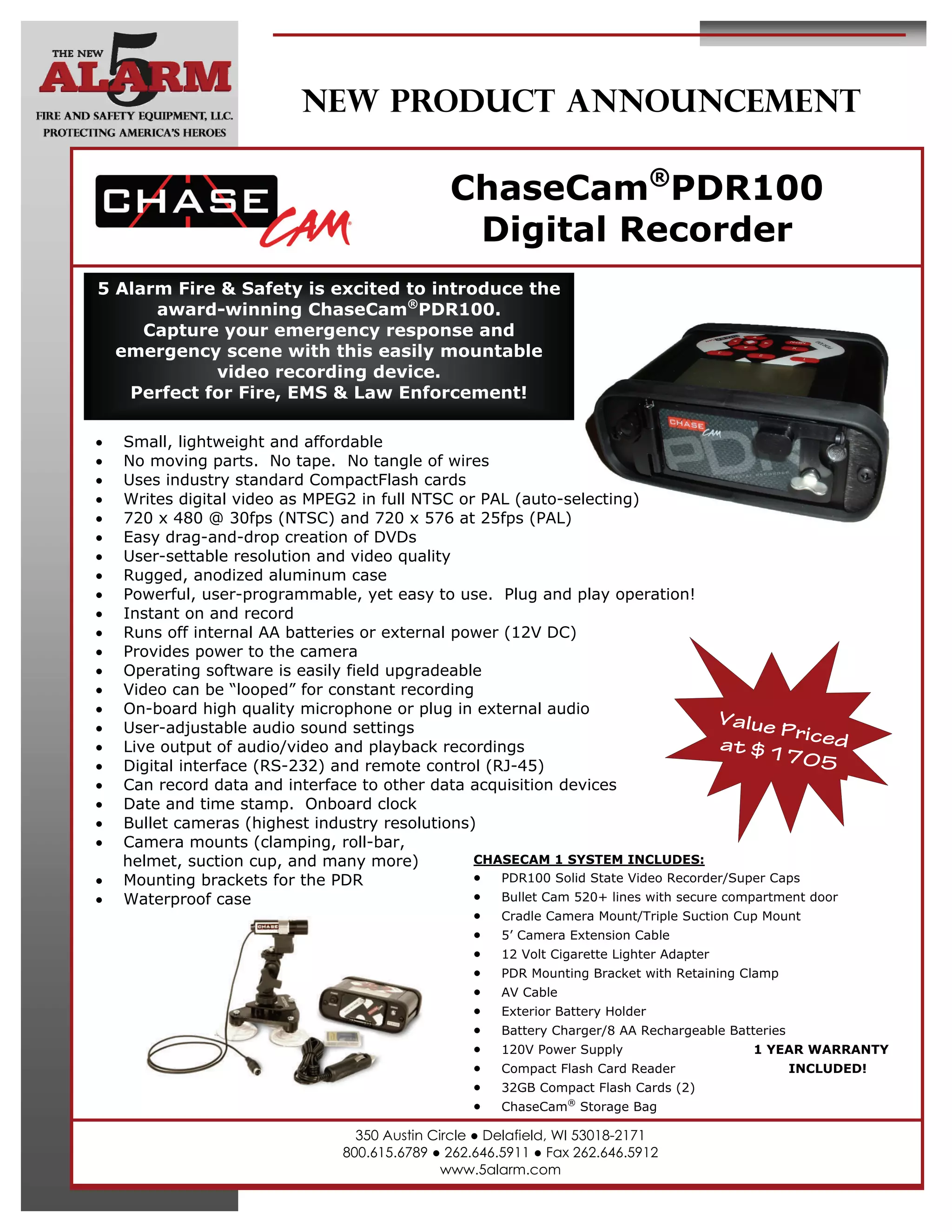 Chase Cam Flyer | PDF