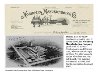 Chase Commerce Center History Nordberg manufacturing Rexnord Global ...