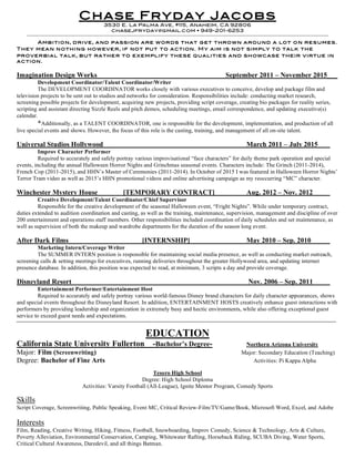 Chase Jacobs Resume | PDF