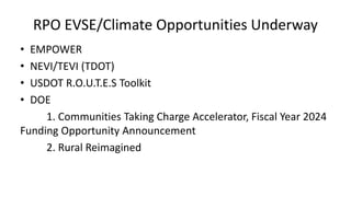 Electric Vehicle infrastructure planning in Rural Planning ...