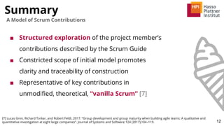 More than Code: Contributions in Scrum Software Engineering Teams | PDF