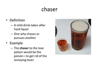 Chaser vocab | PPT