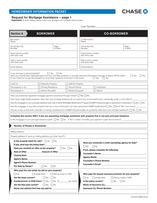 Chase Short Sale Pack | PDF