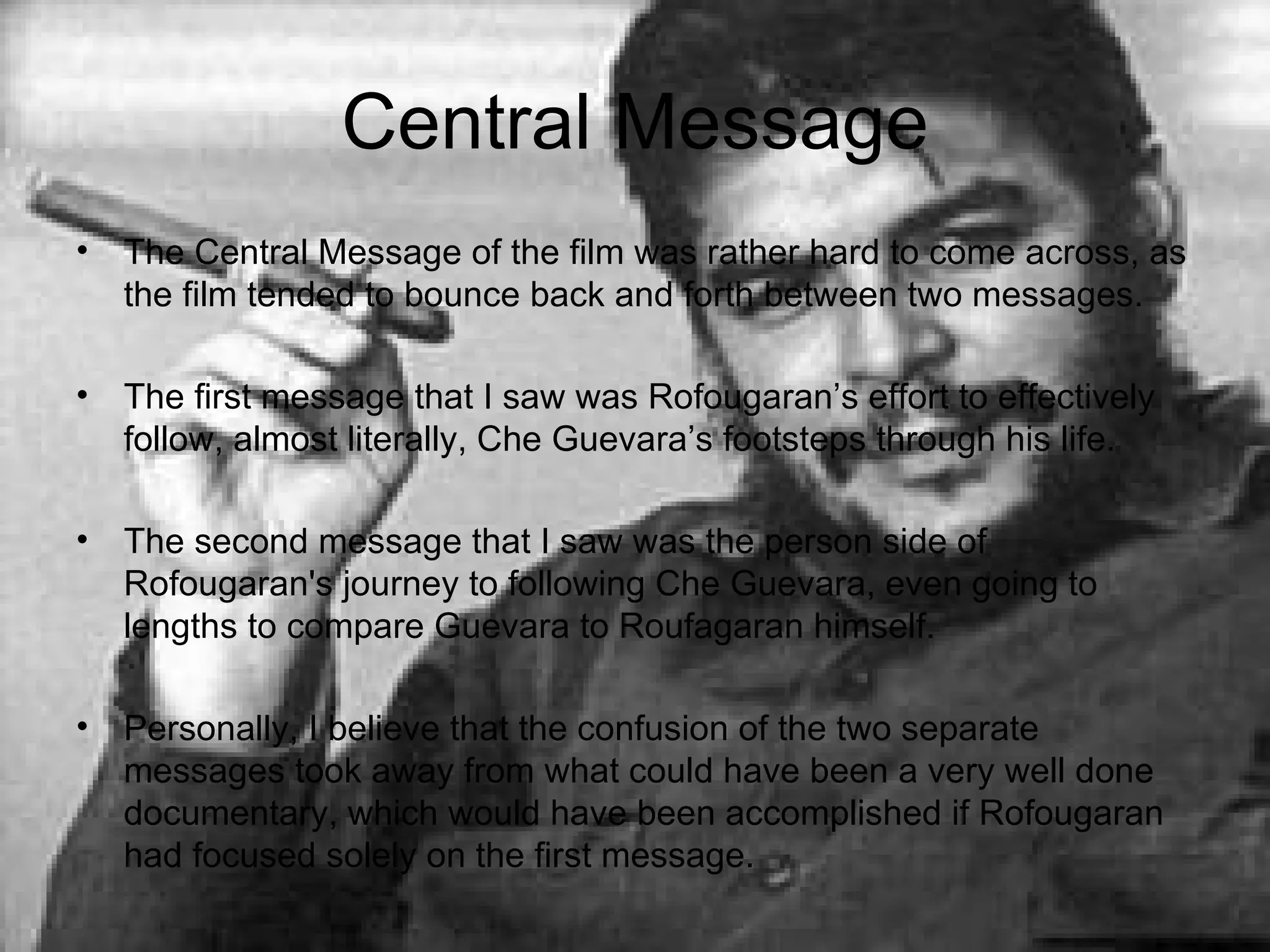 Chasing che review | PPT