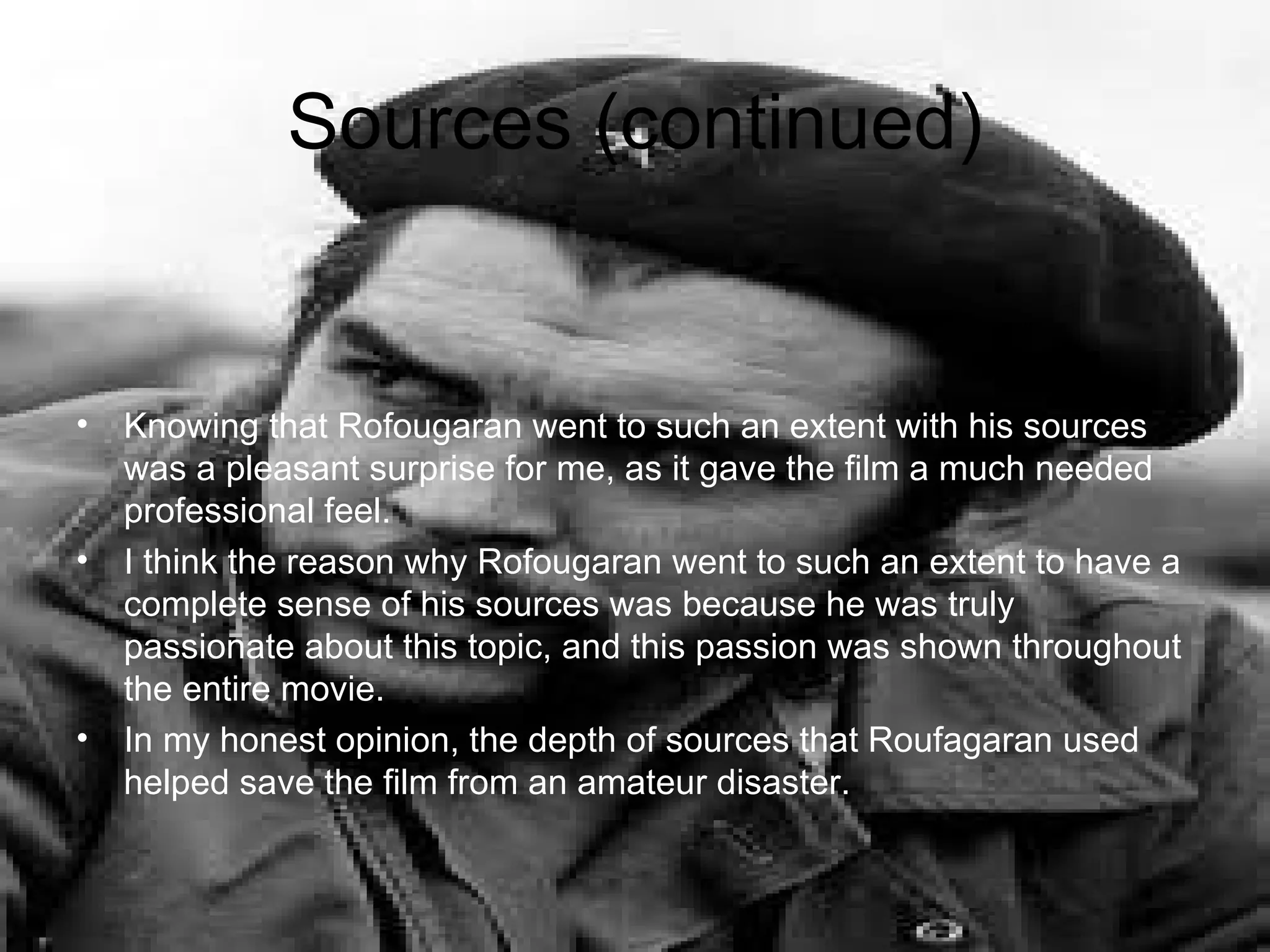 Chasing che review | PPT