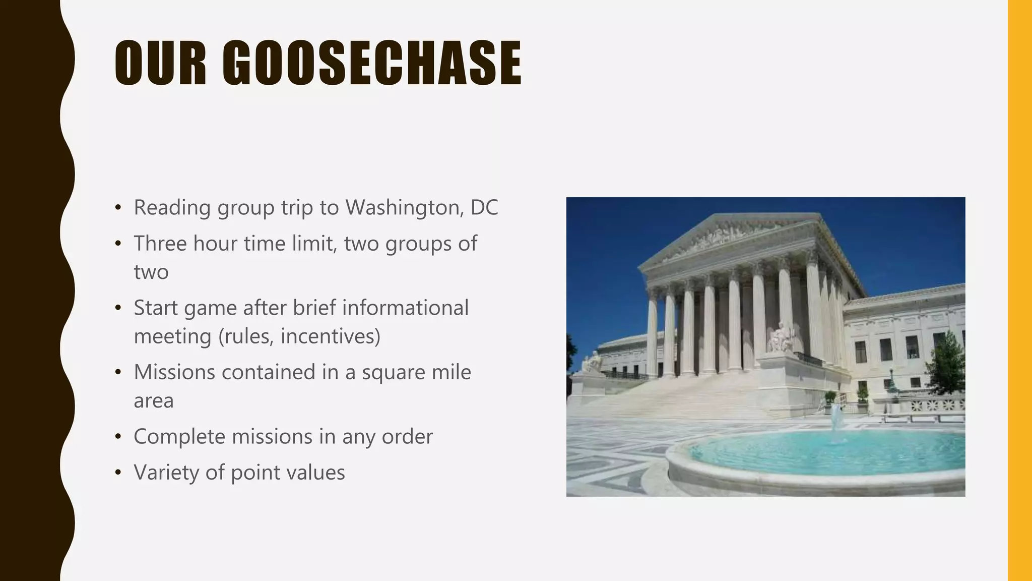 Chasing economic knowledge: Using scavenger hunts in the classroom | PPT