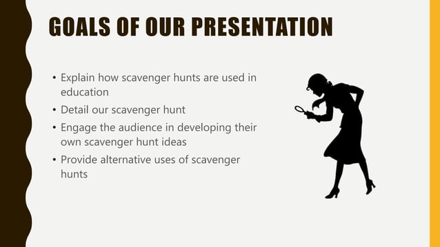 Chasing economic knowledge: Using scavenger hunts in the classroom | PPT