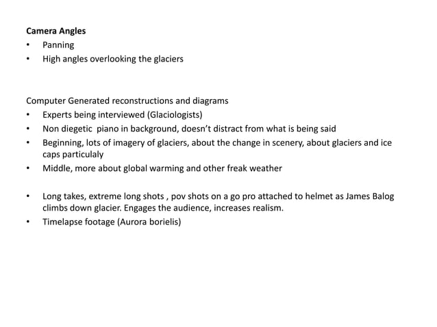 Chasing ice documentary | PPT