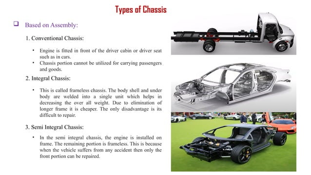 CHASIS AND COMPONENTS IN AUTOMOBILE ENGINEERING | PPTX