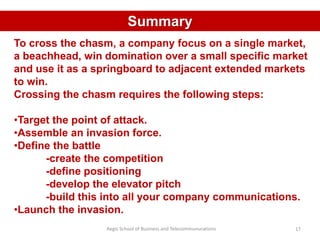 Crossing The Chasm | PPSX