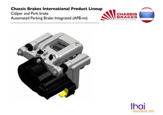 Chassis Brakes International Product Lineup | PDF