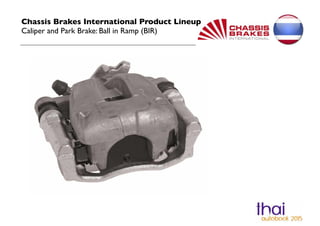 Chassis Brakes International Product Lineup | PPT