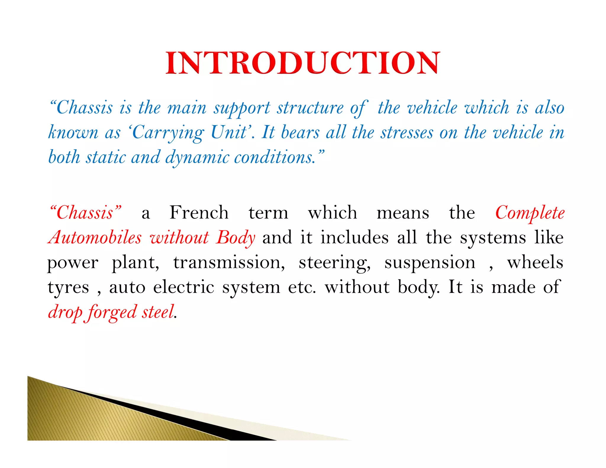 Chassis | PDF