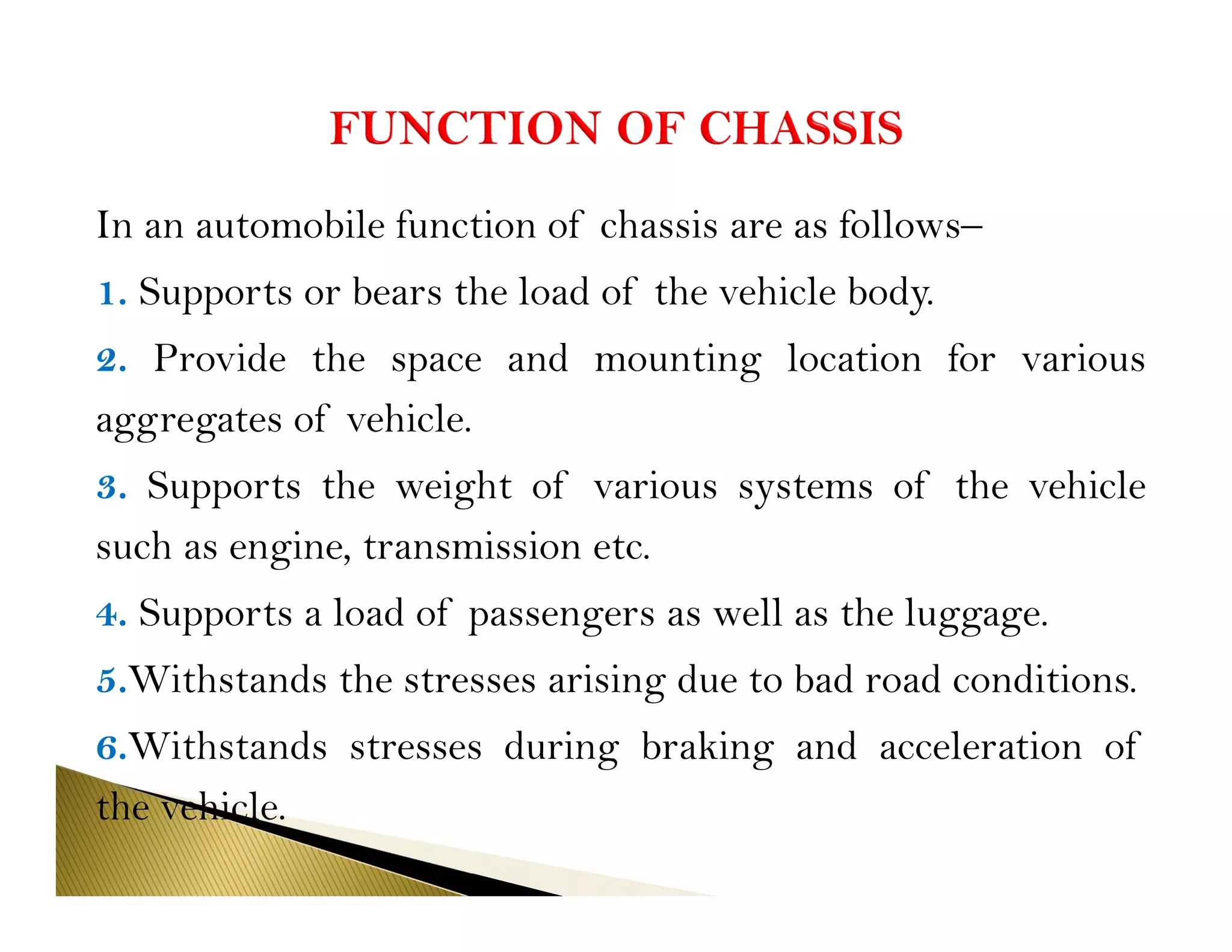 Chassis | PDF