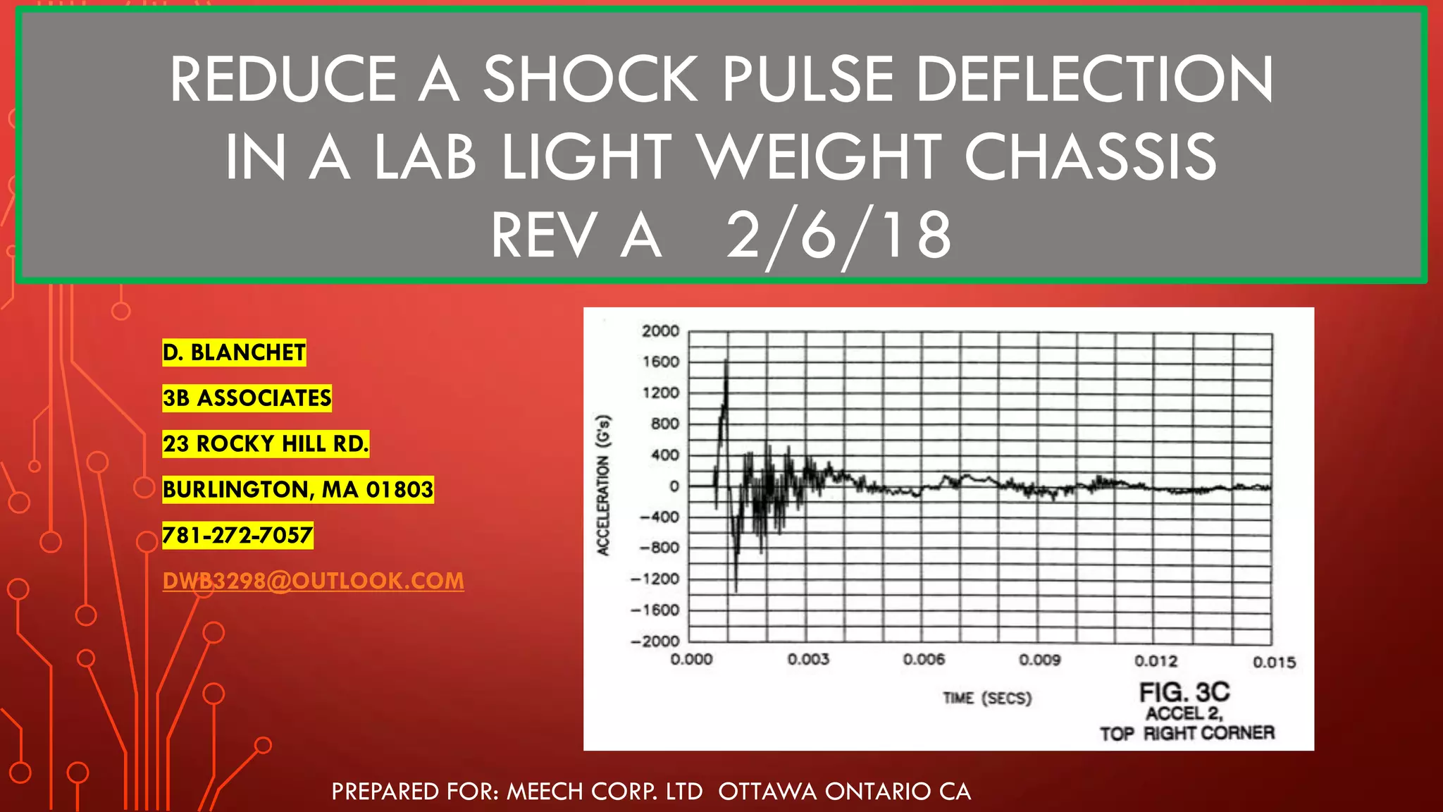 Stiffening of a shock lab test chassis | PPT