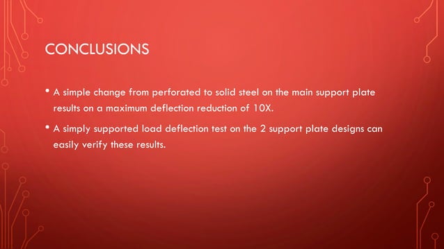 Stiffening of a shock lab test chassis | PPT