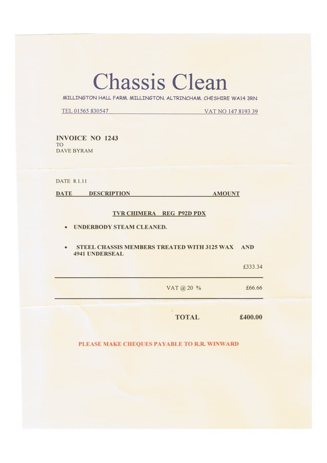 Chassis clean presentation | PDF