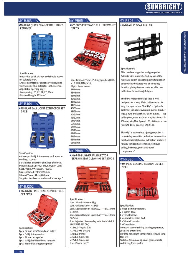 Chassis repair tools | PDF
