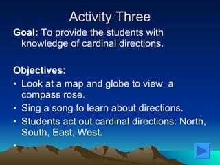Kindergarten Map and Globes Unit | PPT