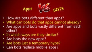Intro to Chatbots using Microsoft bot framework and Azure cognitive services | PPT