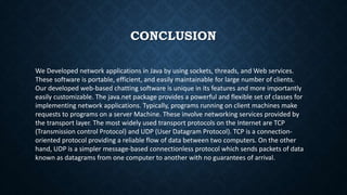 this is a power point presentation on chat application | PPT