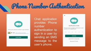 Chat application android app ppt | PPTX