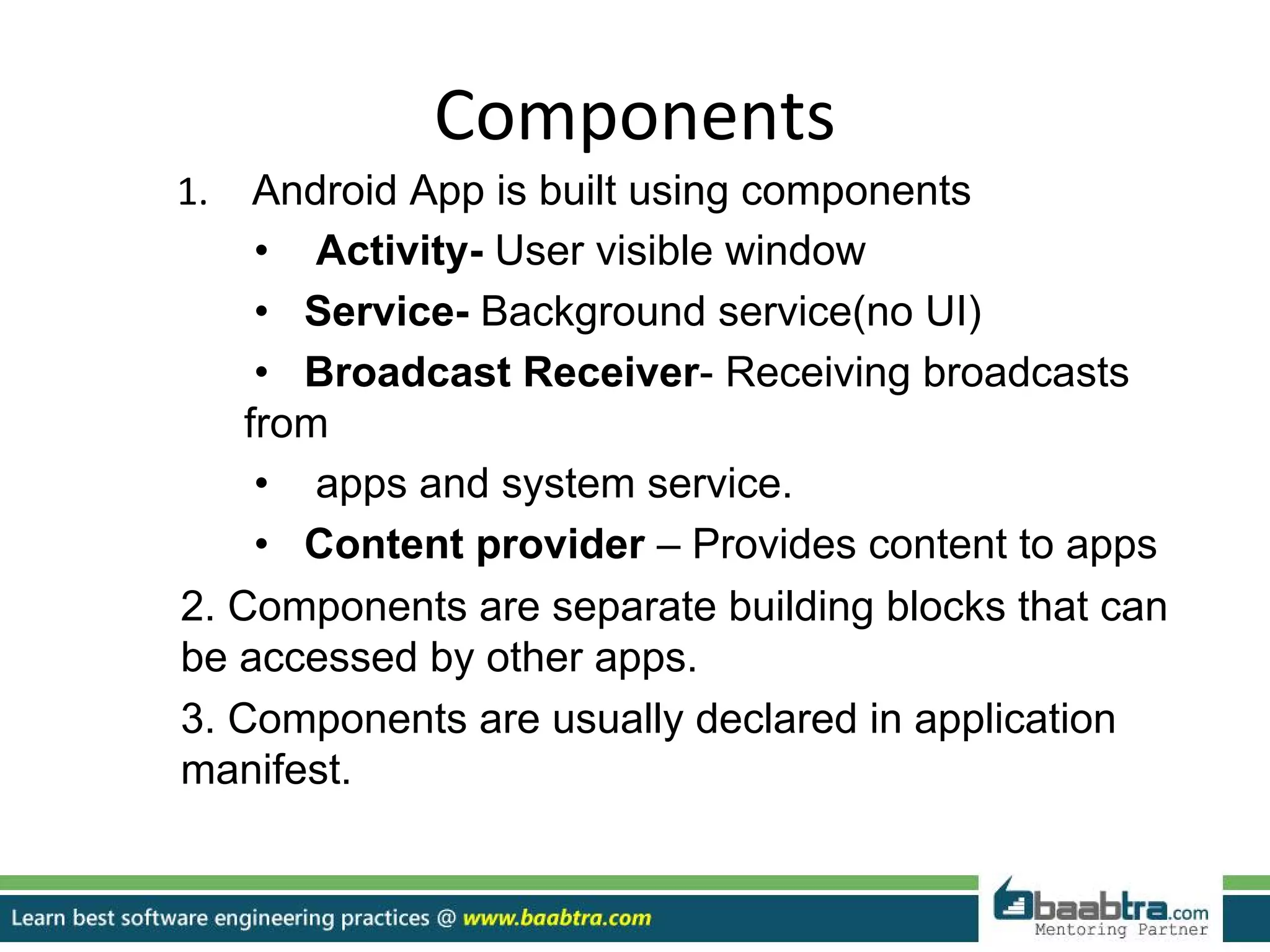 How to create a chat application on Android platform? | PPT
