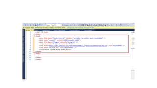 Chat application with Azure SignalR Service | PPT